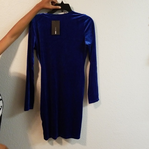 Dresses | Velvet Blue Dress | Poshmark